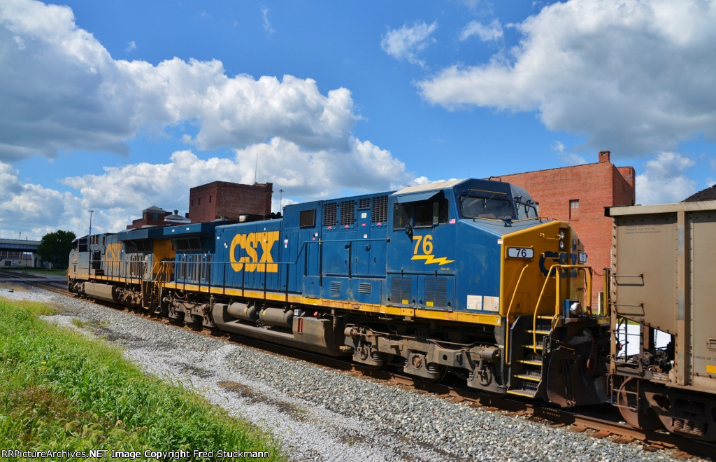 CSX 76 looks pretty good.